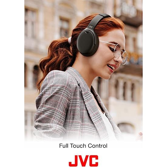 JVC HA-S100N Hybrid Noise Cancelling Wireless Over Ear Headphones with ...