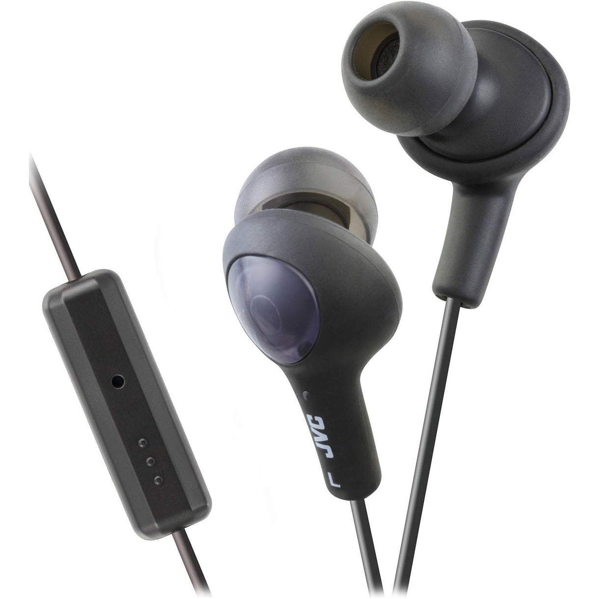 JVC HAFR6 Gumy Plus In-Ear Headphones with Remote & Microphone Comfort ...