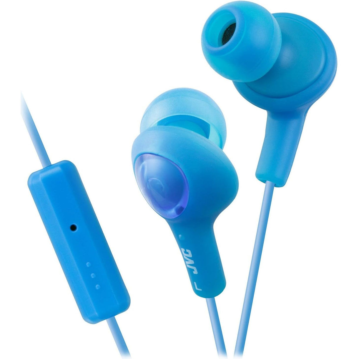 JVC HAFR6 Gumy Plus In-Ear Headphones with Remote & Microphone Comfort ...