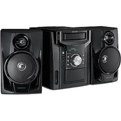 Sharp CD-BH950 Sharp 240W 5-Disc Mini Shelf Speaker System with Casset ...